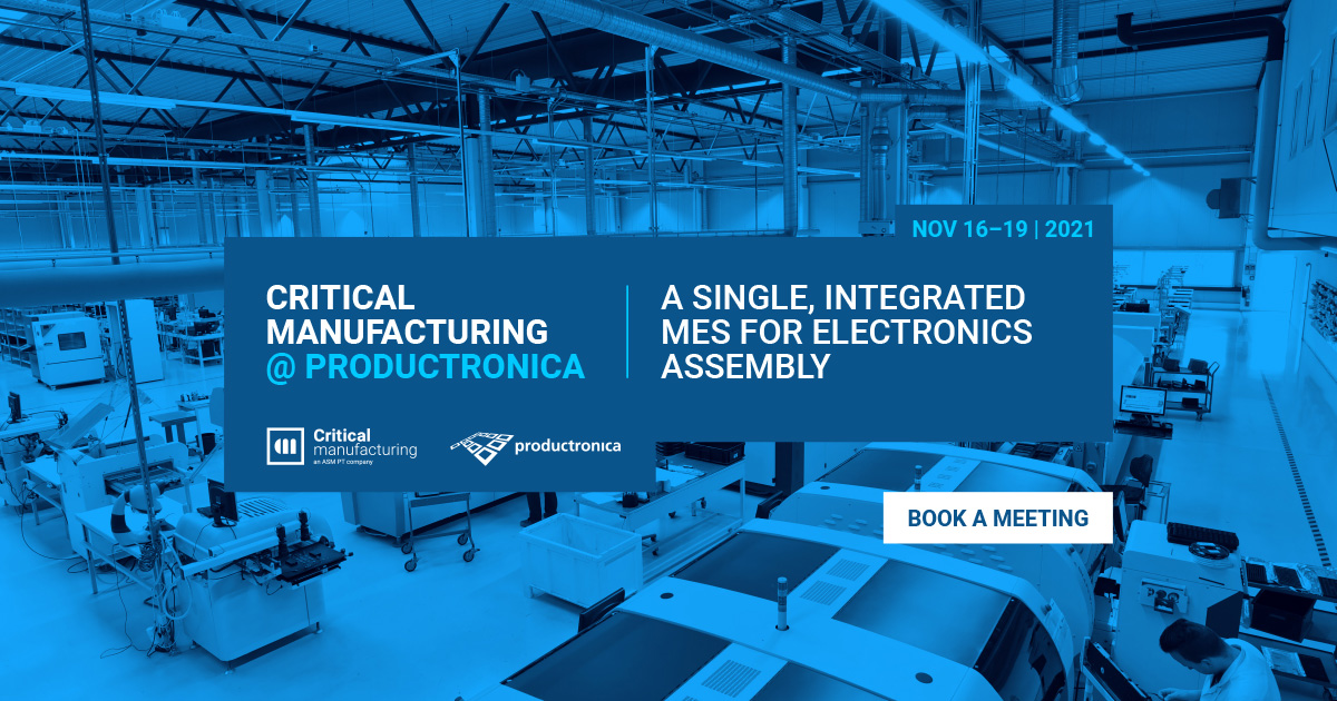 Critical Manufacturing’s MES to Power Fully Automated SMT Line