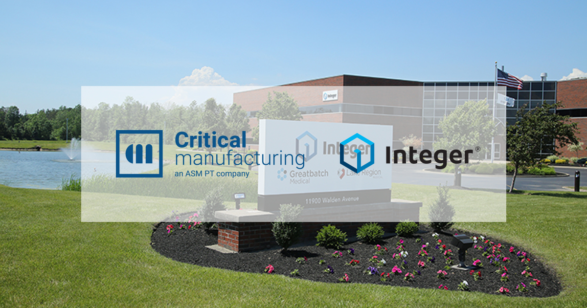 Integer Adopts Critical Manufacturing MES for Medical Device Manufacturing
