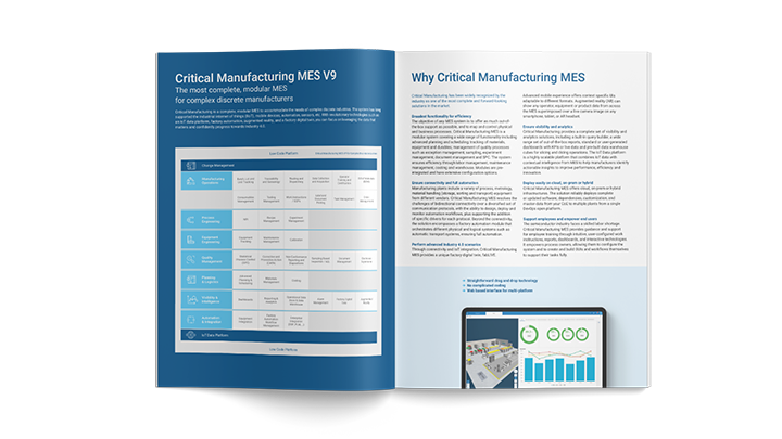 Critical Manufacturing - MES for Industry 4.0