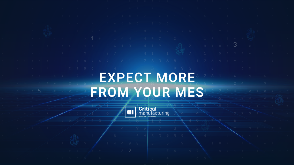 Critical Manufacturing MES - Critical Manufacturing