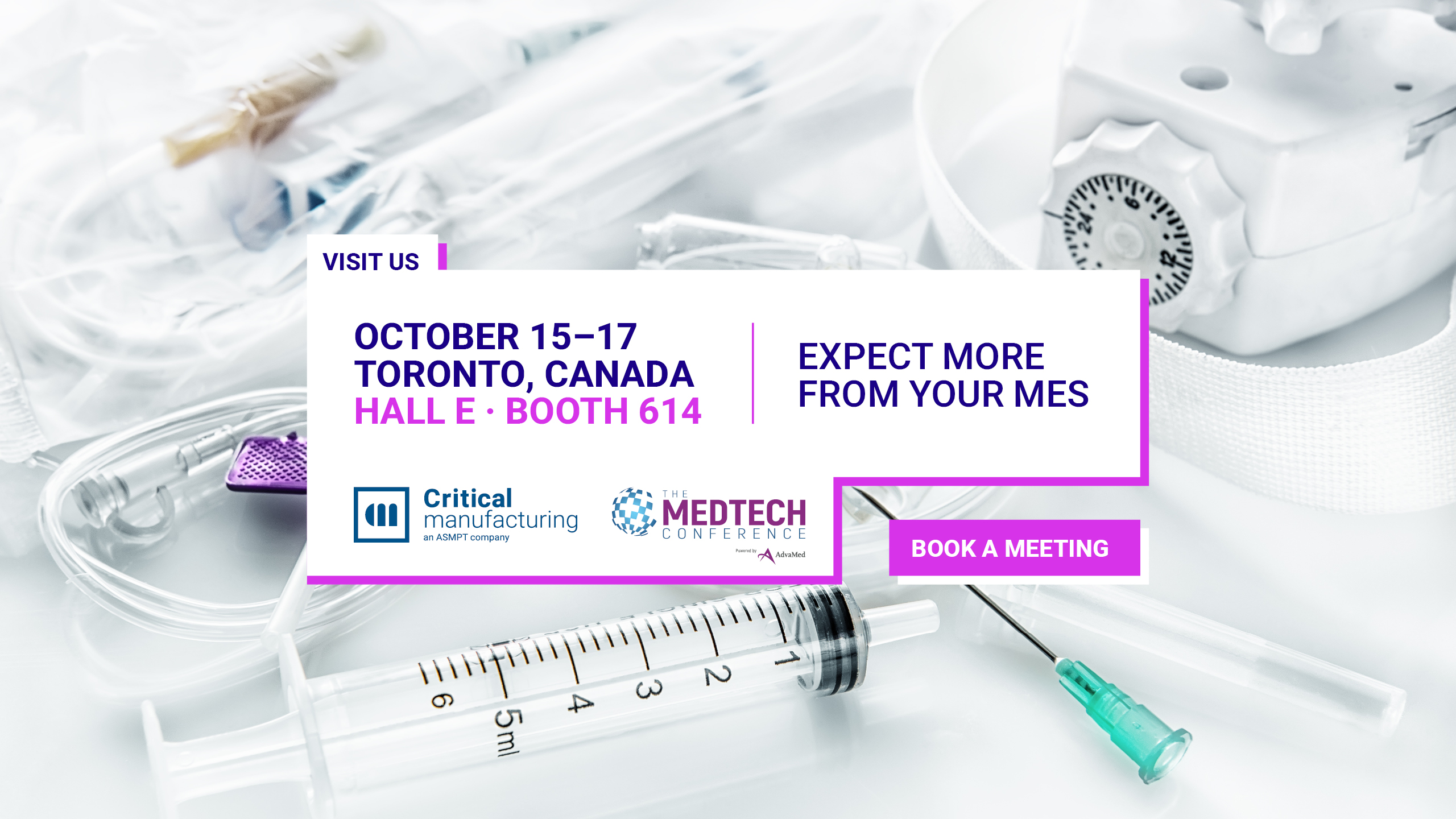 Visit Critical Manufacturing at The MedTech Conference 2024 - Critical ...
