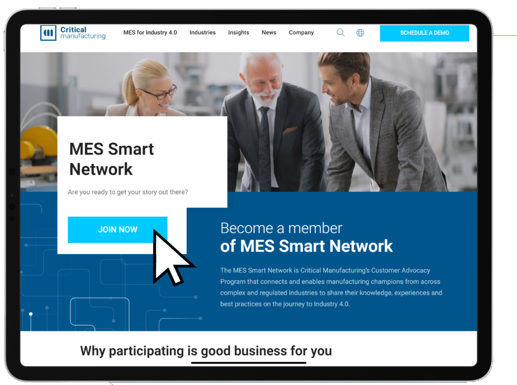 MES Smart Network - Critical Manufacturing