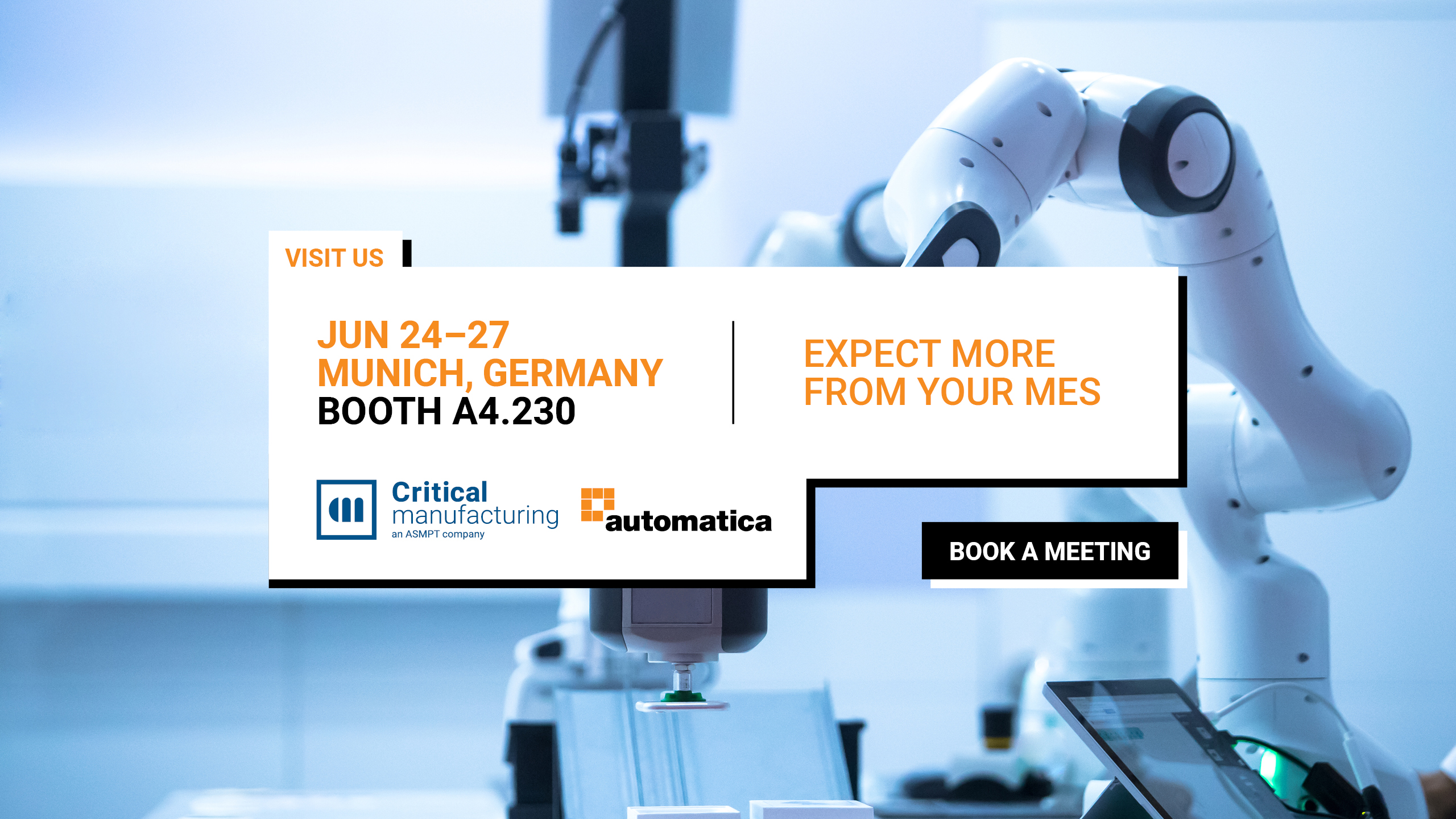 automatica 2025 - Critical Manufacturing