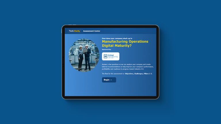 Critical Manufacturing Framework